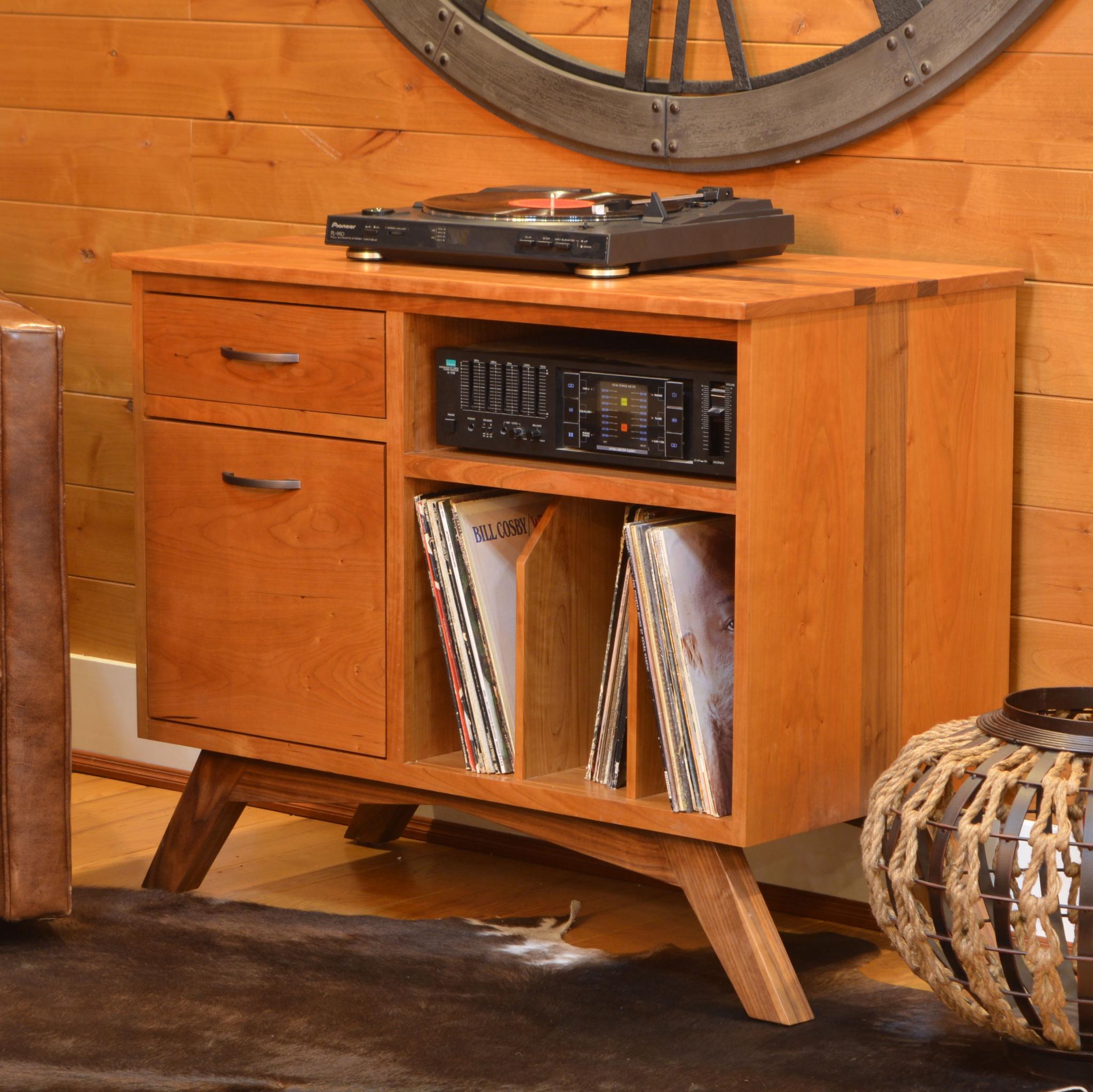 Solid Wood Furniture: Brubec Stereo Cabinet [C1] | Stuart David